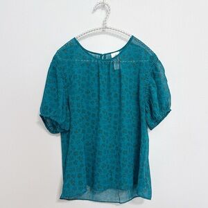 CAbi | Tops | Cabi 472 Panorama Top Fall 224 Medium Euc | Poshmark